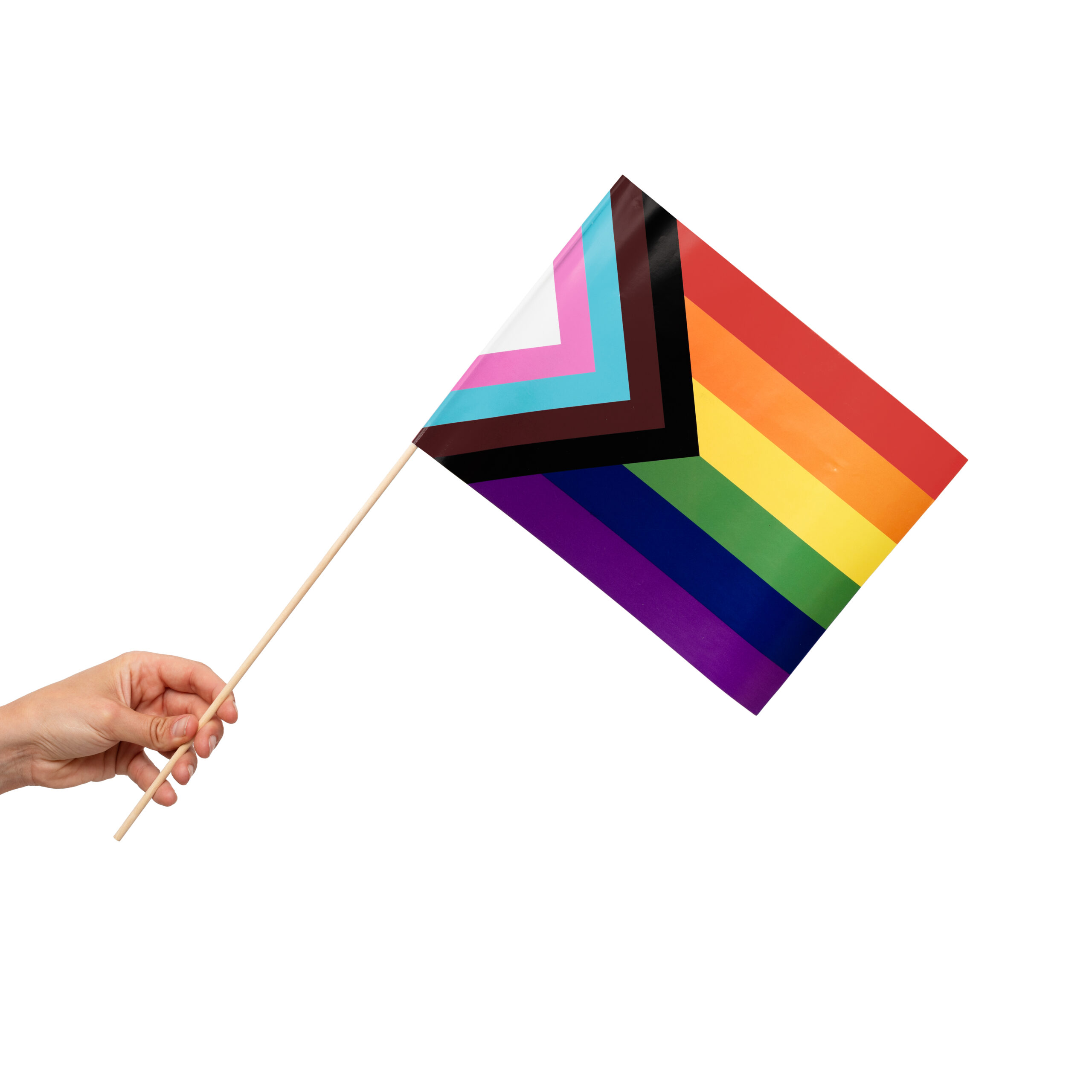 Handflagga, Progress Pride, 10-pack