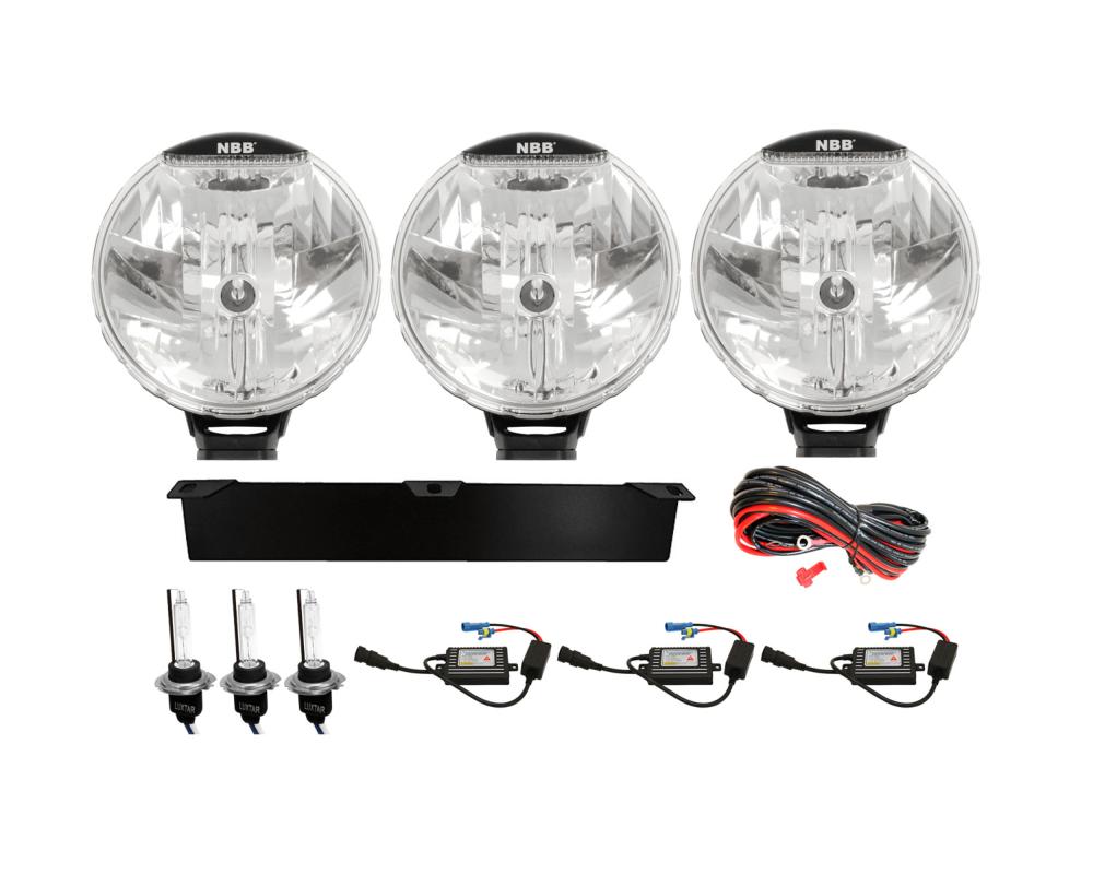 NBB Alpha 225 65W Xenon (3 st extraljus) och extraljushållare