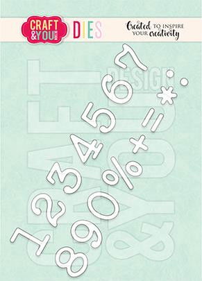 Craft & You Design Dies - Numbers