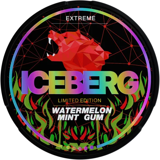 ICEBERG Watermelon Mint Gum - Snabb Frakt