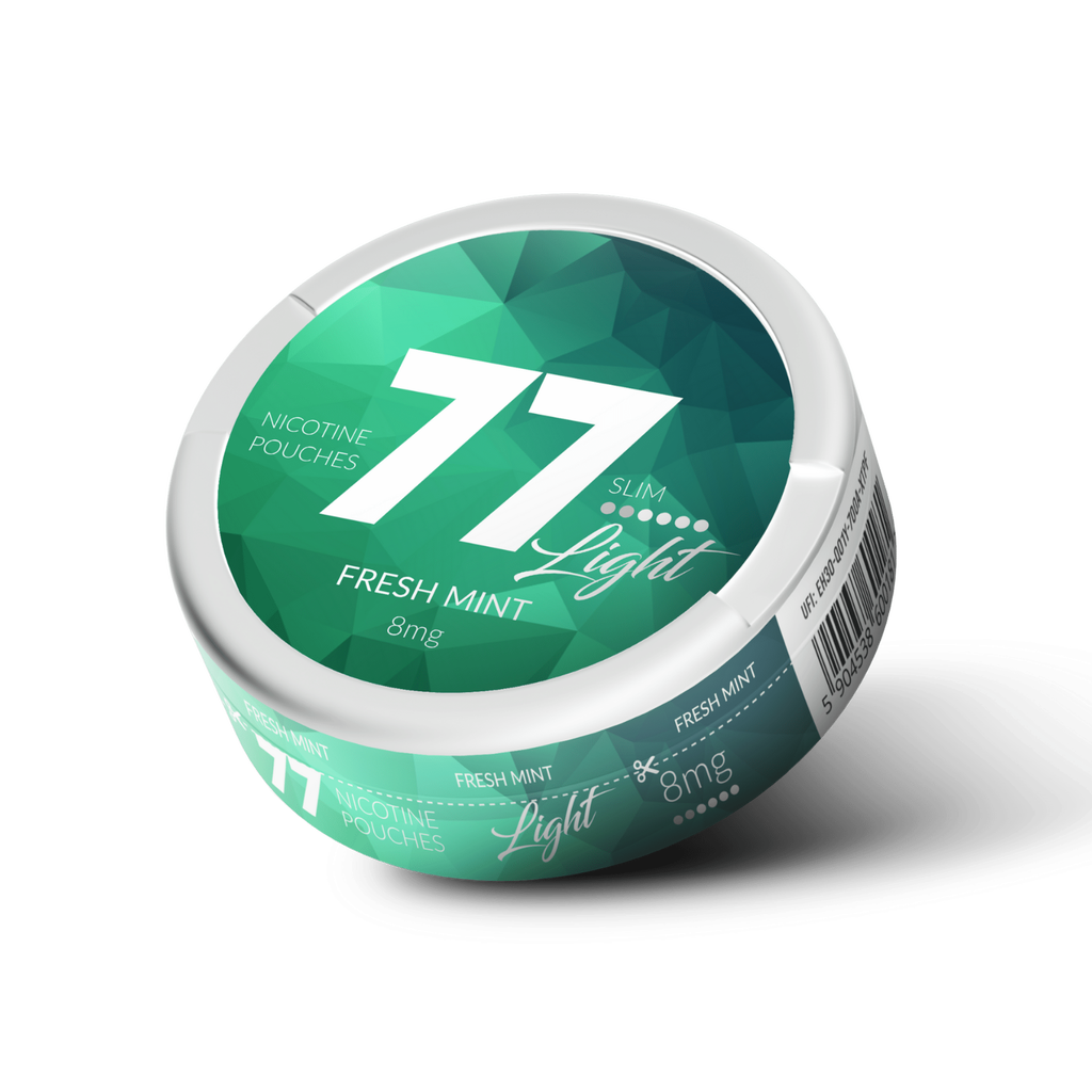 77 Fresh Mint 8mg - Köp 77 Snus Online - Fri Frakt